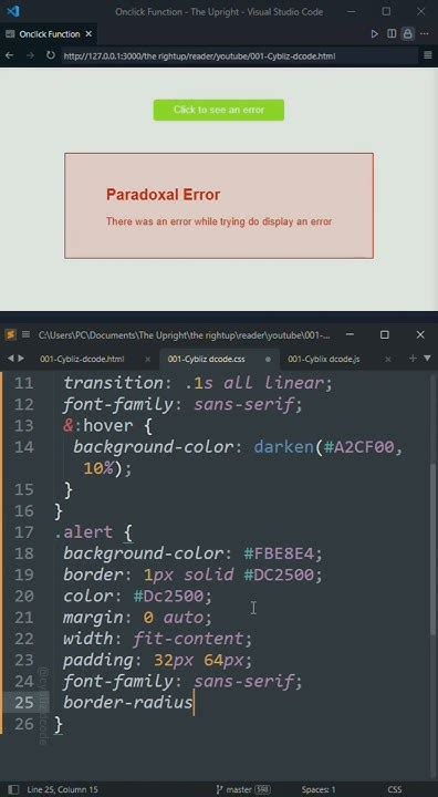 Onclick Function Shorts Trending Trend Viral Viralvideo Code Coder Webdesign Webseries