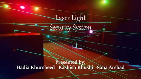 Laser Light Security System Home Security Pptx