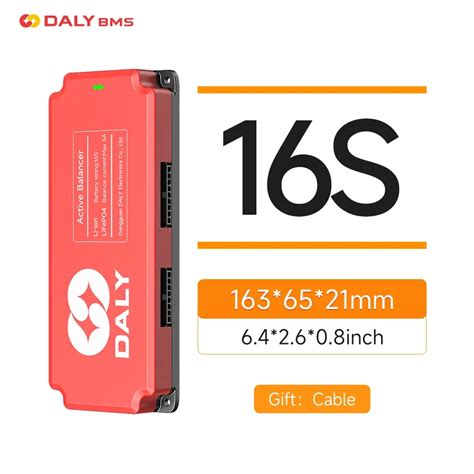 Активный балансир Daly 16S 5A для Li-ion, LiFePO4, LTO аккумуляторов ...