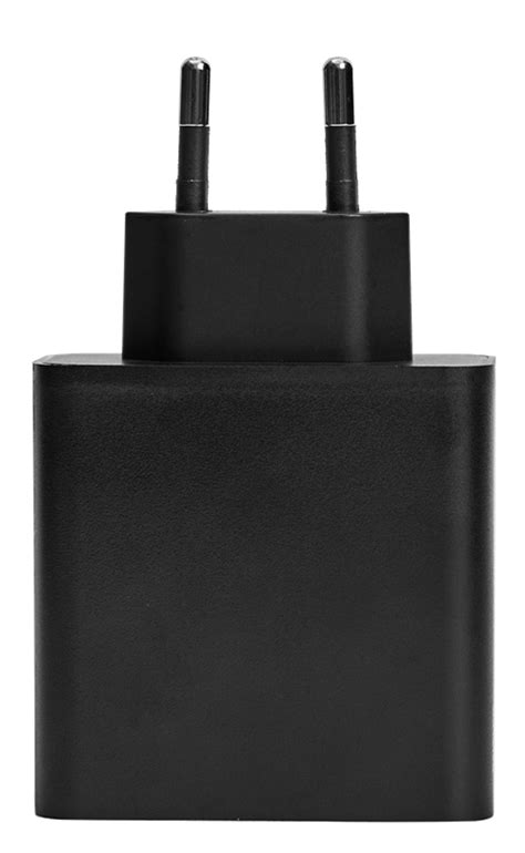Deltaco USB Wall Charger With Dual Ports And PD 1x USB A 1x USB C PD 36W Black EAasnes AS