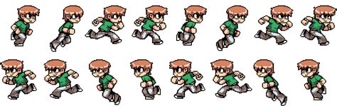 Walk Cycle Sprite Sheet