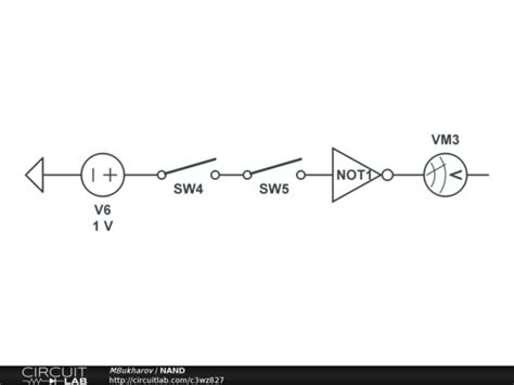 NAND CircuitLab