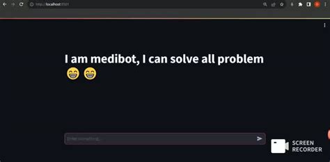 Testament Onafowokan On Linkedin Programming Datascience Machinelearning Medical Chatbot