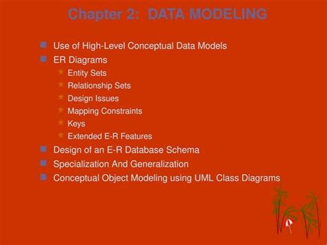 dbms database models ppt