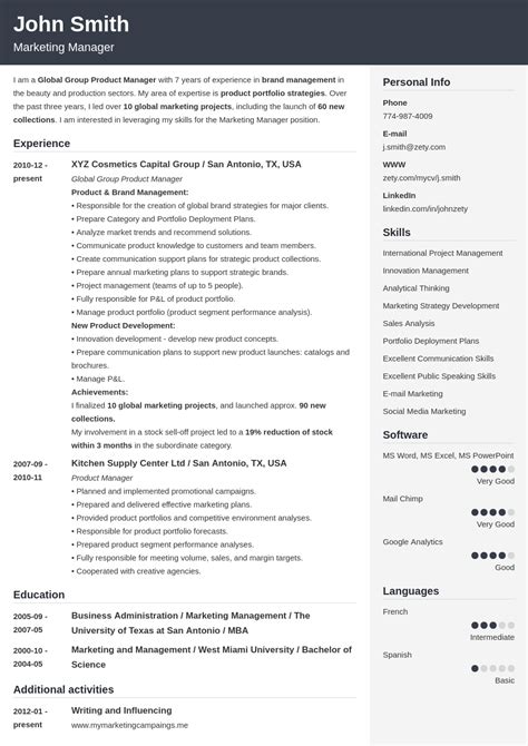 Education Section Resume