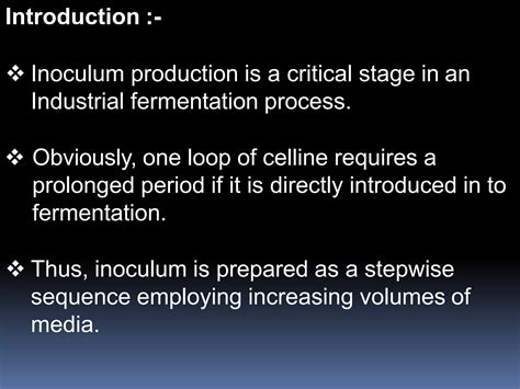 Development Of Inoculum Ppt Pptx