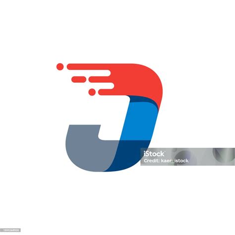 편지 J 빠른 속도 모션 로고 로고에 대한 스톡 벡터 아트 및 기타 이미지 로고 알파벳 J 가상현실 Istock