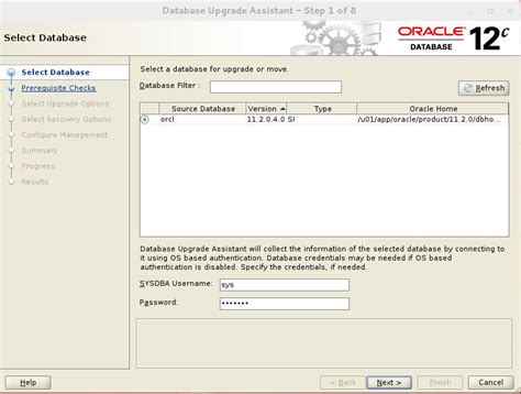 Upgrade Oracle Database From 11gr2 To 12cr2 Using Dbua All Dba