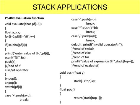 unit 2 to be able to implement stack adt using arrays ppt download