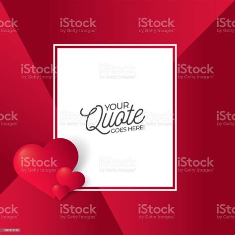 빨간색 배경과 흰색 프레임에 빨간색 하트 3d 스톡 일러스트레이션 0명에 대한 스톡 벡터 아트 및 기타 이미지 0명 2월 공휴일 Istock