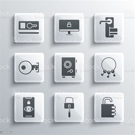 Set Lock Picks For Lock Picking Safe Combination Bunch Of Keys Eye Scan Key Card And Digital