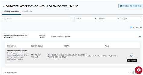 Unable To Download Vmware Workstation Pro Vmware Workstation