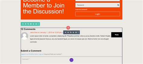 How To Show Divis Comments Module To Logged In Users Only