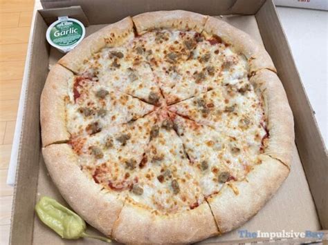 Review Papa Johns Cheesy Calzone Epic Stuffed Crust Pizza The