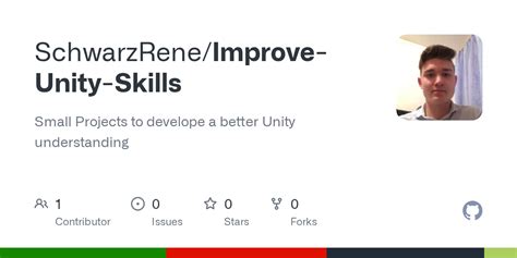 Github Schwarzreneimprove Unity Skills Small Projects To Develope A