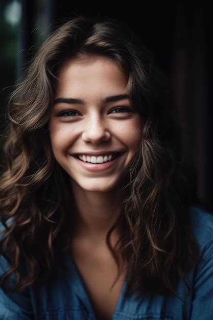 Premium Ai Image A Cropped Shot Of A Beautiful Young Woman Smiling