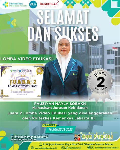 Juara Ii Lomba Video Edukasi Jurusan Kebidanan