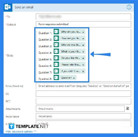 how to embed microsoft form in email