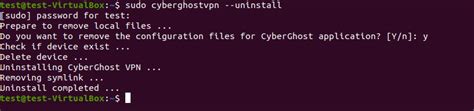 How To Uninstall CyberGhost For Linux Support Center CyberGhost VPN