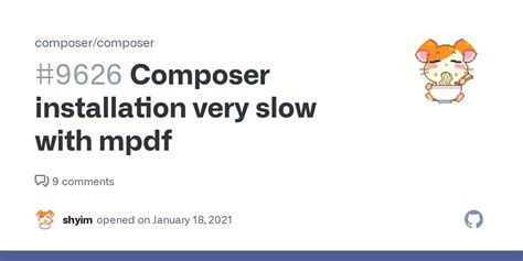 composer installation very slow with mpdf · issue 9626 · composer composer · github