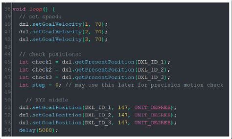 Arduino Sketch To Run The Robotic Arm Main Loop Code Download