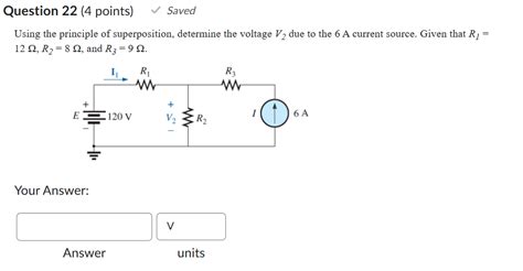 Solved Using The Principle Of Superposition