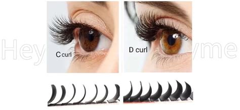 C Curl Vs D Curl Eyelash Extensions Which Is Right For You C Curl Vs D Curl Which Lash