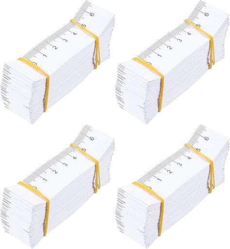 Jp 紙の測定テープ、100個の40 100cm使い捨て創傷測定定規、両面教育測定テープ、医療測定定規、創傷測定