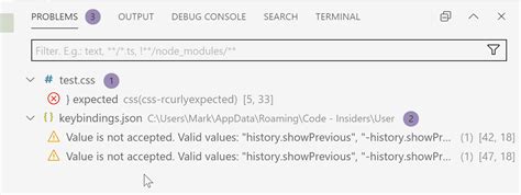 How Can I Filter Out Problems In Excluded Files From The Problems Panel