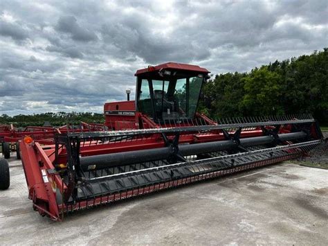 Case Ih 8820 Swather 25ft With Double Swath Integrity Auctioneers