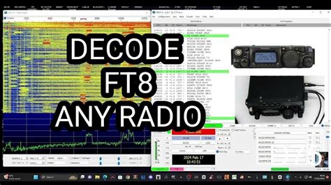 Decode Digital Mode Ft8ft4 Any Hf Radio Youtube
