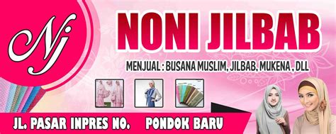 Desain Spanduk Toko Hijab Gambar Contoh Banners Porn Sex Picture
