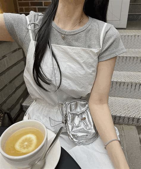 바스락느낌 카고 아노락 스트링 끈나시 롱 원피스 뷔스티에 원피스 에이블리