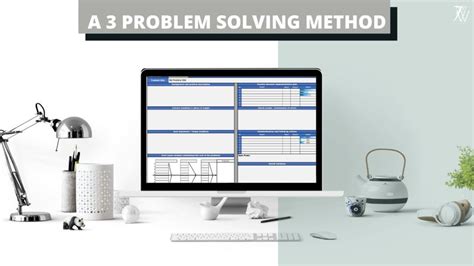 A3 Method Excel Template Digital Project Planner Exceltools Downloadables A3 Report