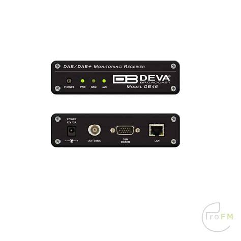 Deva Broadcast Db46 Dab Monitoring Receiver Profm Broadcast