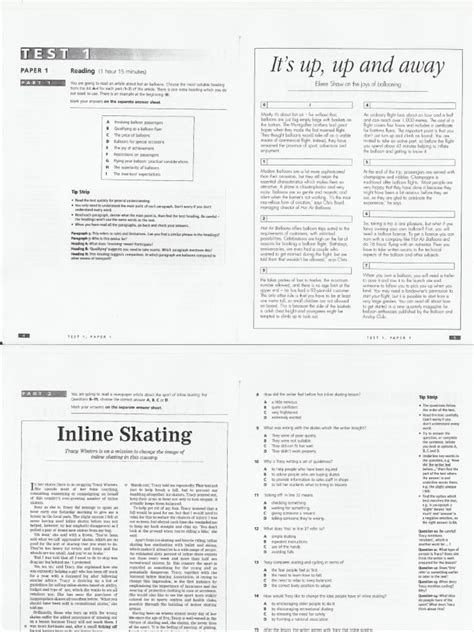 Fce Practice Tests Plus 1 4 10 Pdf Animation