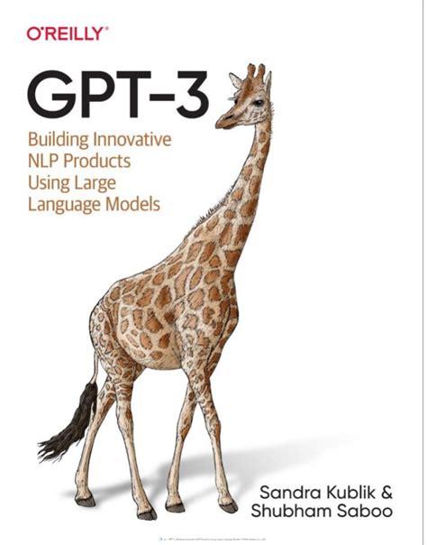 Gpt 3 Building Innovative Nlp Products Using Large Language Models