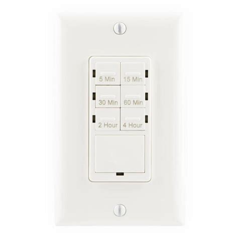 Ge Ge Push Button Down Timer Switch 5 15 30 Minute 1 2 4 Hour On Off