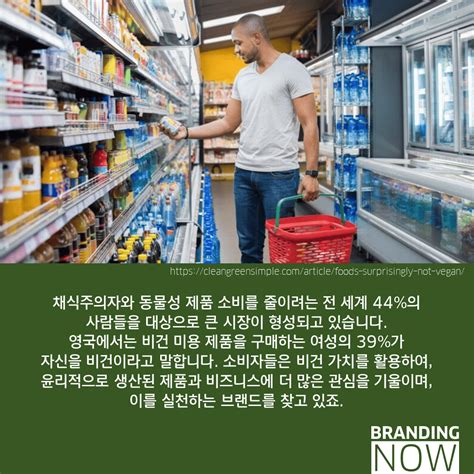 완전 채식주의 이제는 다이어트가 아닌 라이프스타일 스톤브랜드컨설팅