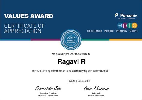 Ragavi R On Linkedin Grateful Excellence Corevalues Achievement