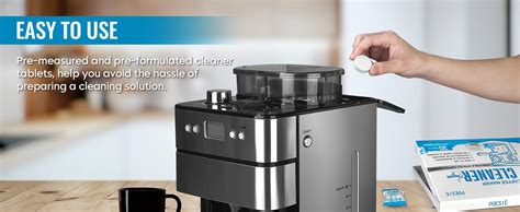 Poesie 30 Count Coffee Machine Cleaning Tablets Coffee Maker Cleaner And Descaler