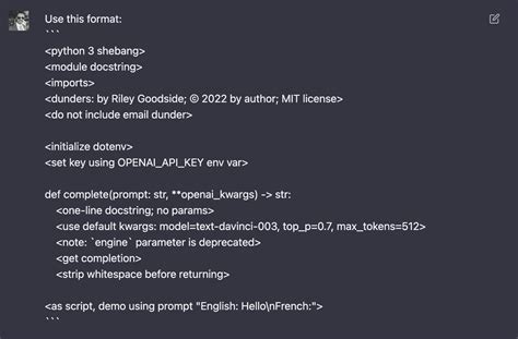 Riley Goodside On Twitter A Demo Of My Instruction Template Method