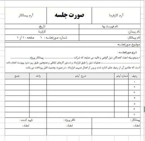 صورت جلسه چیست؟ نحوه نوشتن صورت جلسه و نمونه فرم صورتجلسه