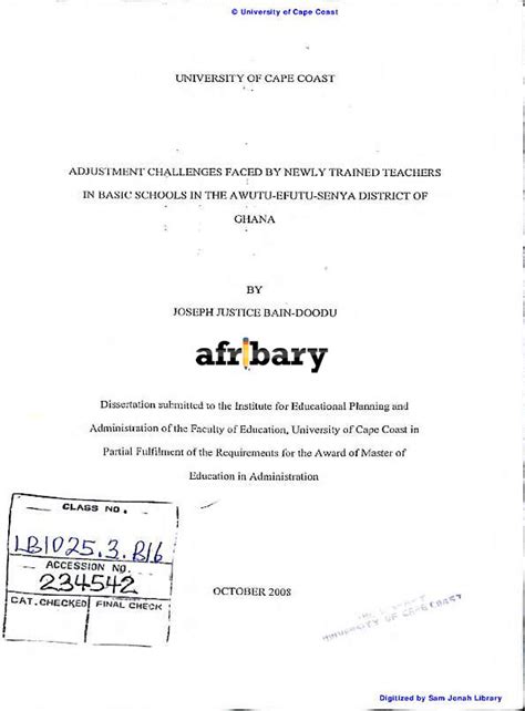 Adjustment Challenges Faced By Newly Trained Teachers In Basic
