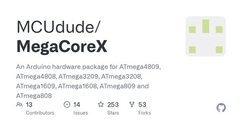 Github Mcududemegacorex An Arduino Hardware Package For Atmega4809