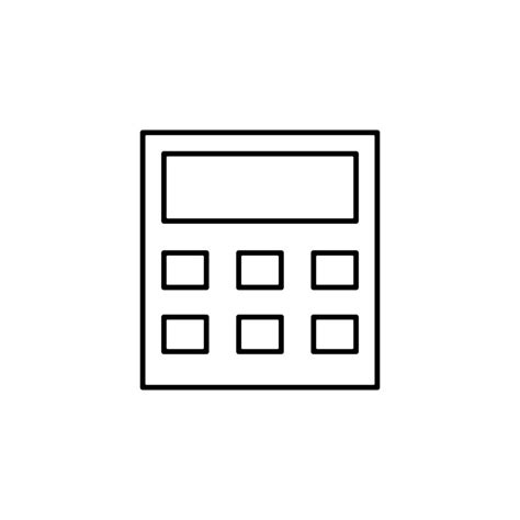 Calculator Vector Icon Illustration 23201192 Vector Art At Vecteezy