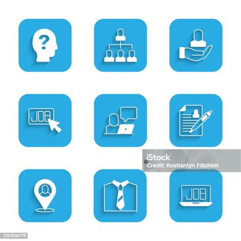 Freelancer 넥타이 작업 검색 이력서 작업자 위치 및 아이콘을 설정합니다 벡터 개념에 대한 스톡 벡터 아트 및 기타 이미지 Istock