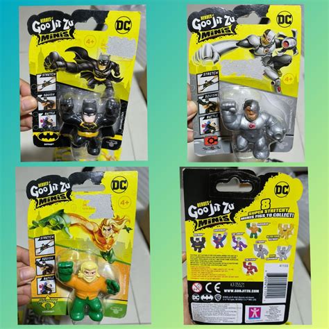 Heroes Of Goo Jit Zu Minis Batman Cyborg Aquaman Collabs With Dc