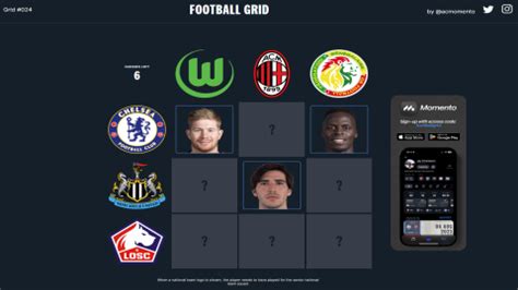 Football Grid Play Football Grid On Wordle Unlimited