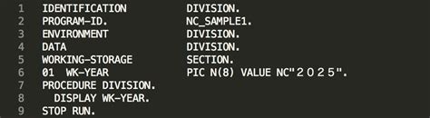 Cobol言語の「nc」の使い方について理解しよう ｜基礎ガイド ｜ Cobol入門サイト